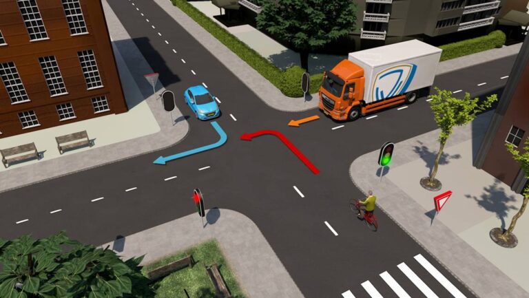 Wie heeft voorrang bij dit kruispunt? Maar weinig mensen hebben dit goed!