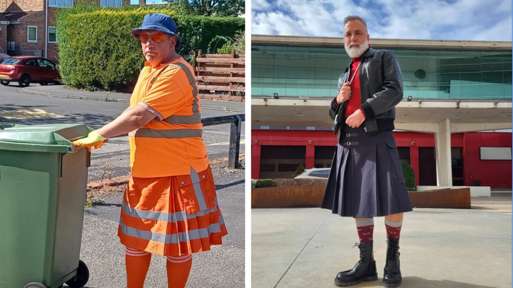 Dit is de nieuwe trend van 2024: Mannen die rokken dragen